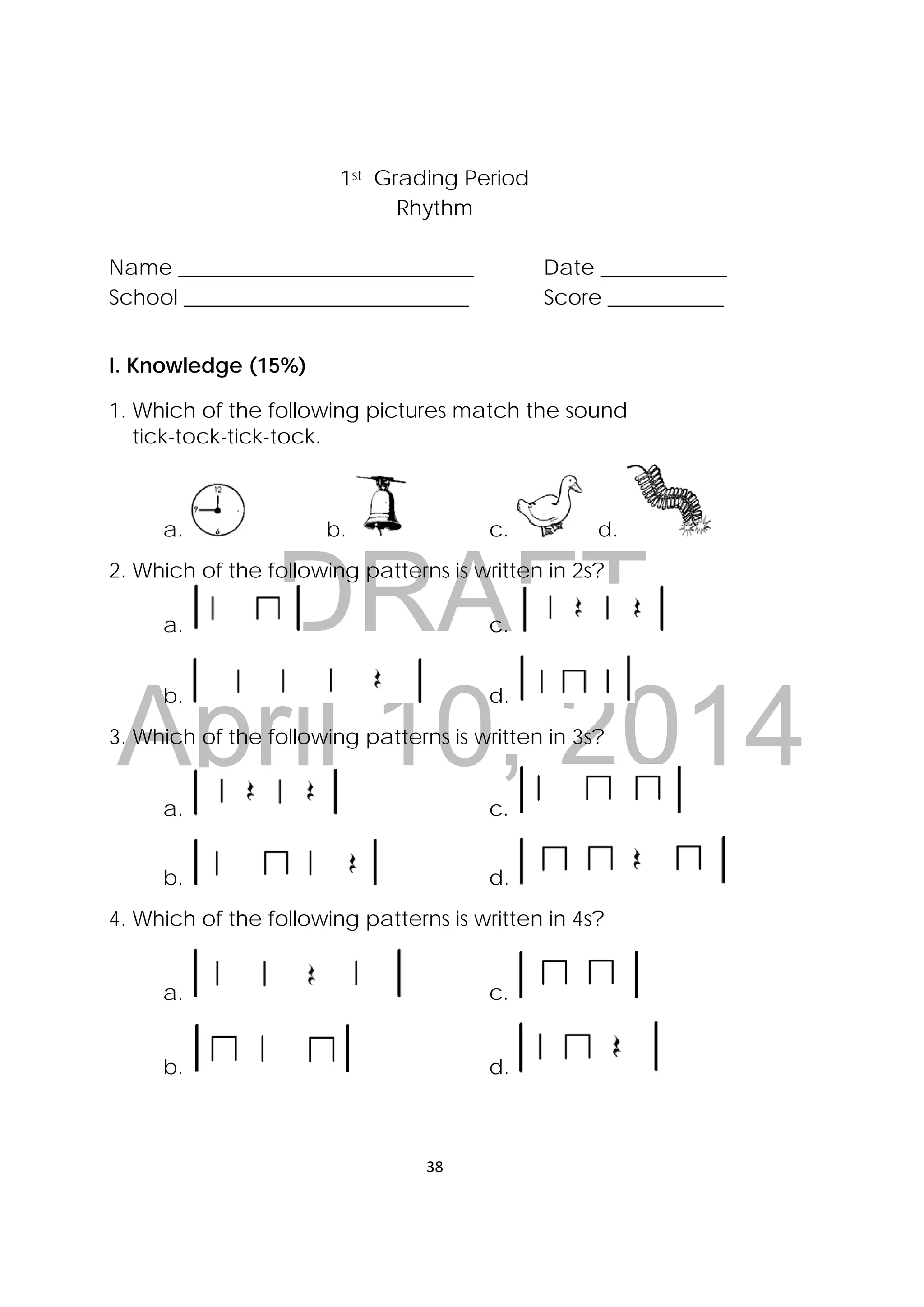 Grade 3 Music Teachers Guide | PDF