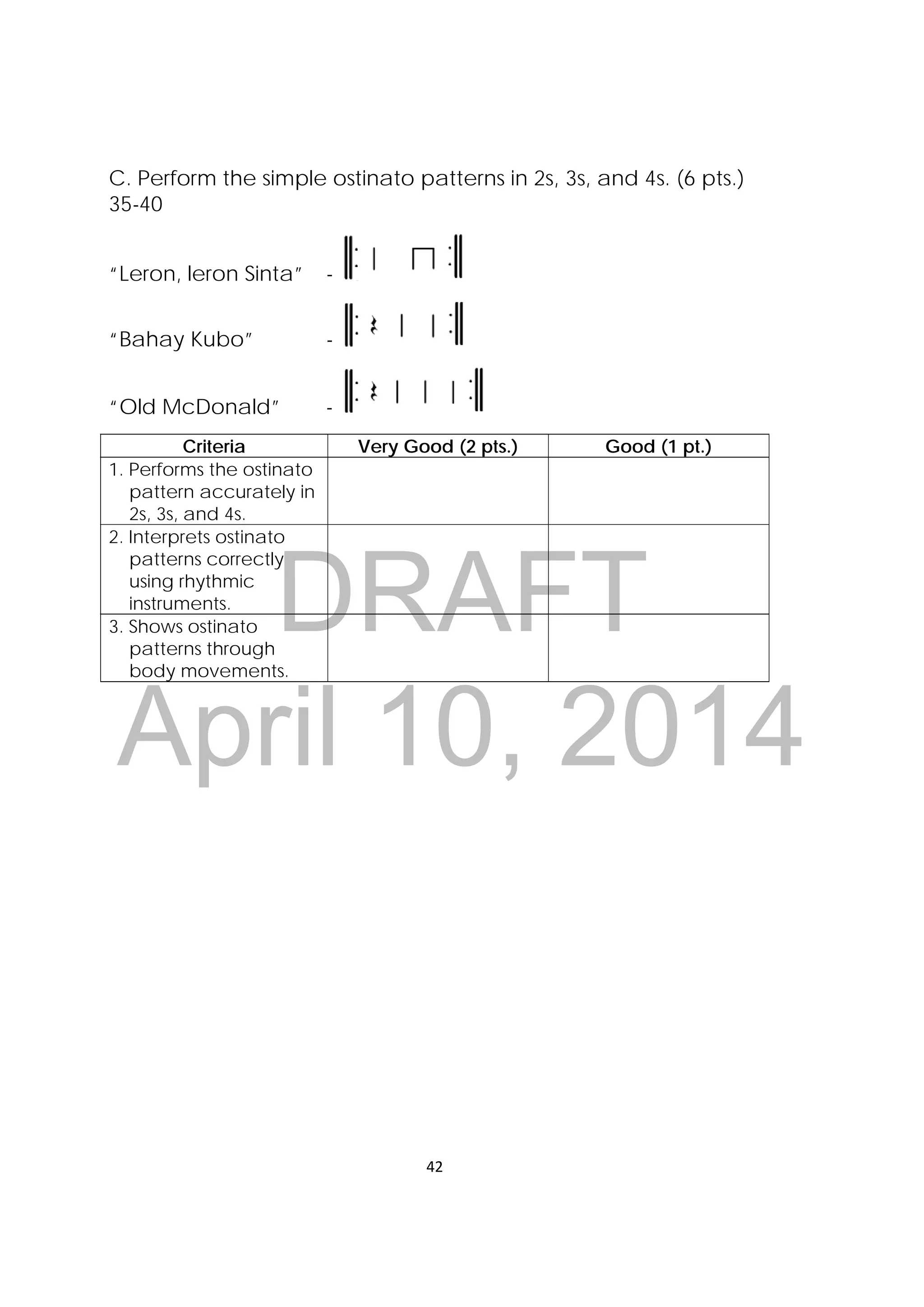 Grade 3 Music Teachers Guide | PDF