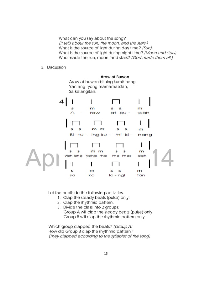 Grade 3 Music Teachers Guide | PDF