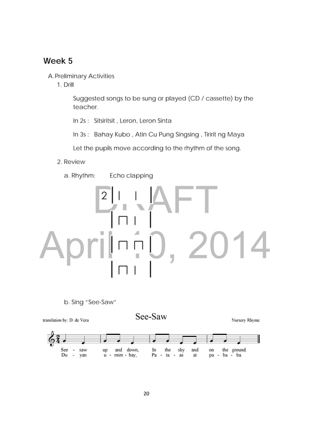 Grade 3 Music Teachers Guide | PDF