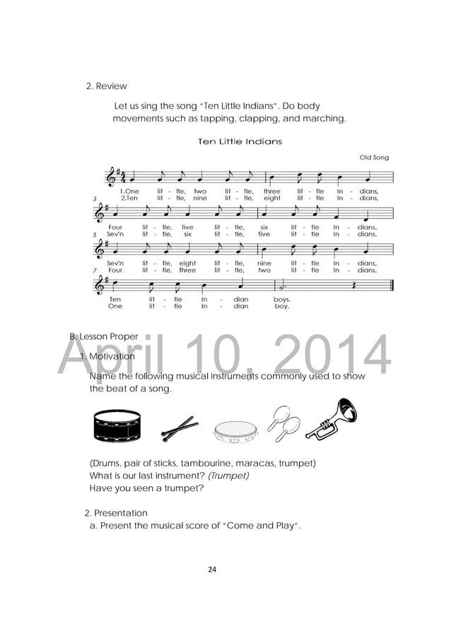 Grade 3 Music Teachers Guide | PDF