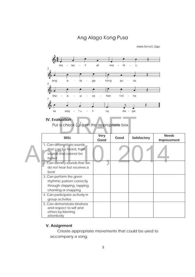 Grade 3 Music Teachers Guide | PDF