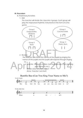 Grade 3 Music Teachers Guide | PDF