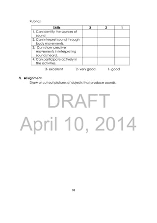 Grade 3 Music Teachers Guide | PDF