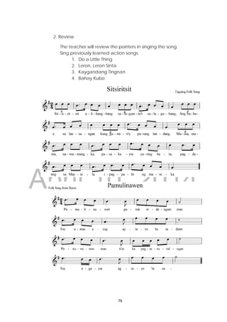 Musical Piece Of Bahay Kubo