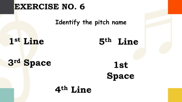 music 4-pitch names presentation.pptx | Musicals | Genres