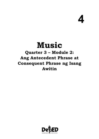 Music4 q3 modyul2 | PDF