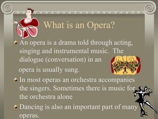music of grade 9 the opera and its components | PDF
