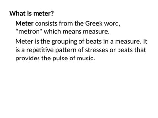 MUSIC6. music 6 Chapter 1 Unit 1 lesson 1 | PPTX
