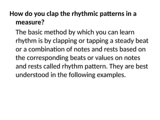 MUSIC6. music 6 Chapter 1 Unit 1 lesson 1 | PPTX