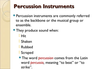 Music 6 lesson #1 the band | PPT
