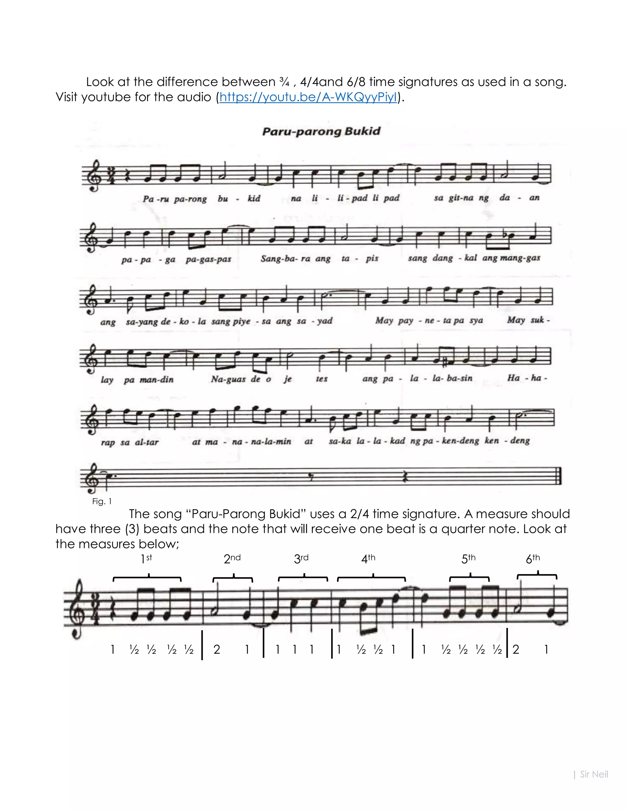 Music 6 module | PDF