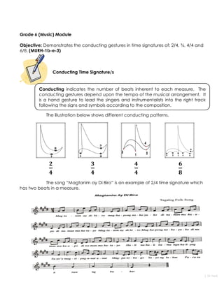 Music 6 module | PDF