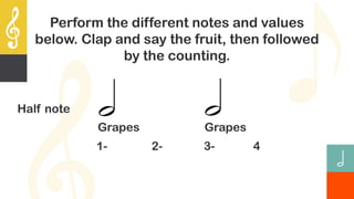 Music 6 Determining Rhythm Notes and Rests | PPTX