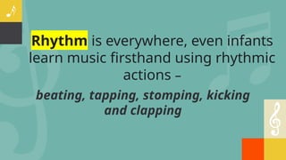 Music 6 Determining Rhythm Notes and Rests | PPTX