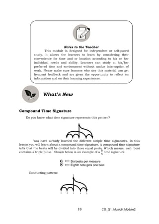 Music6 q1 mod2_rhythm-differentiate-time-signatures_version3 | PDF