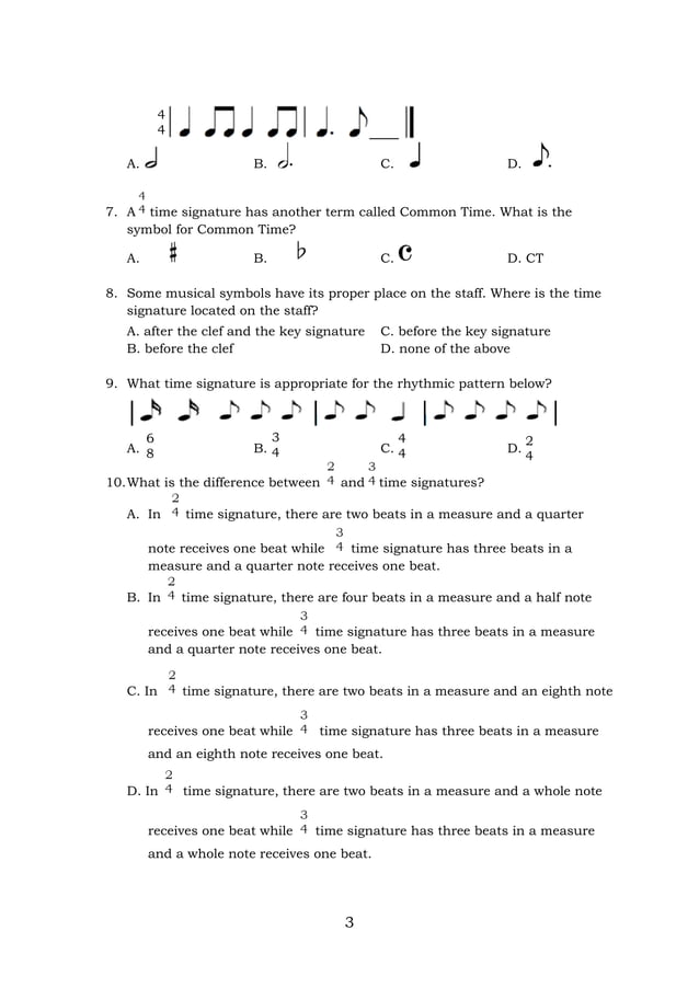 Music6 q1 mod2_rhythm differentiate time signatures_final08032020 | PDF
