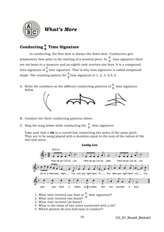 Music6 q1 mod3_rhythm-conduct-time-signatures_version3 | PDF