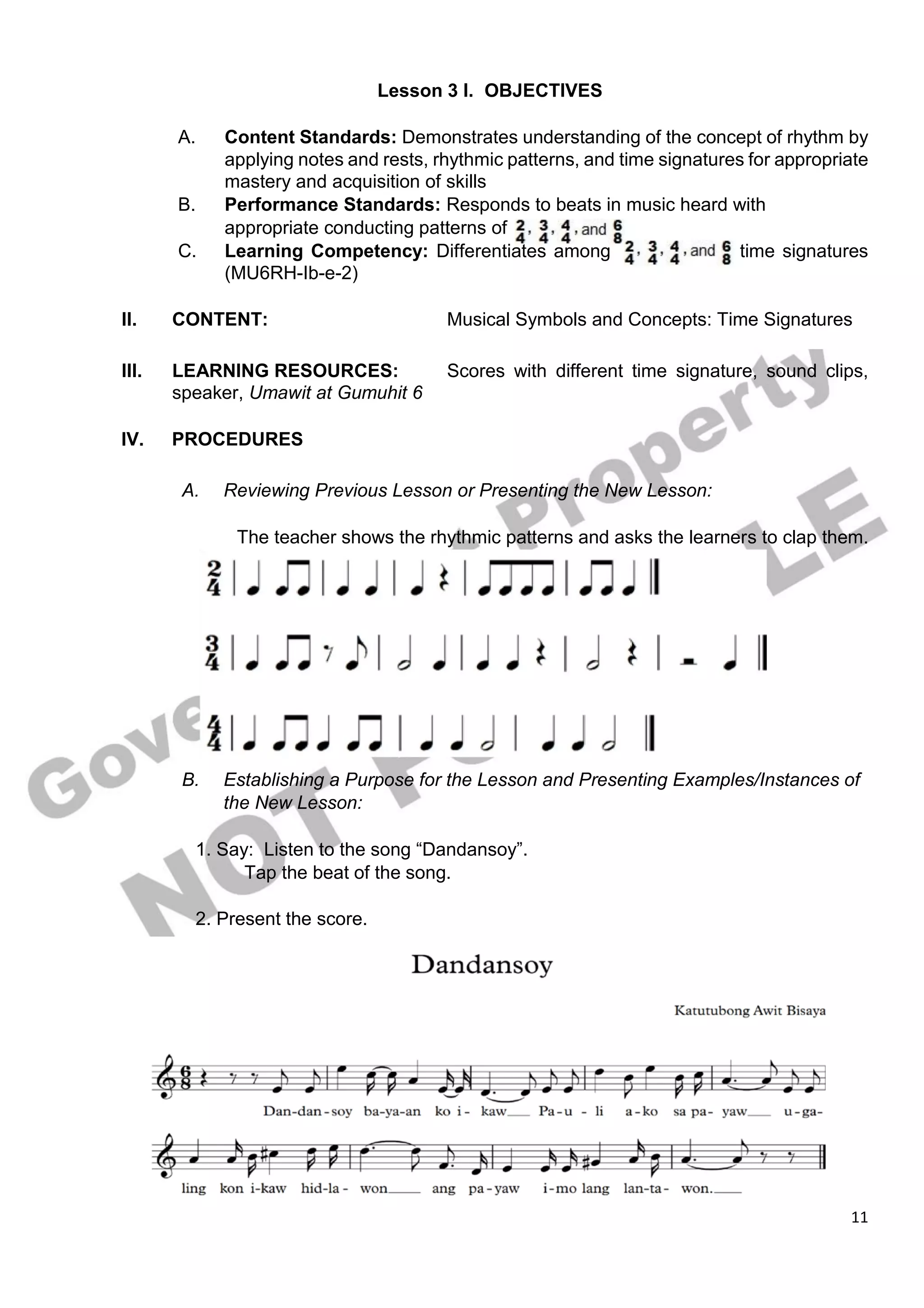 Music 6 quarter 1 | PDF