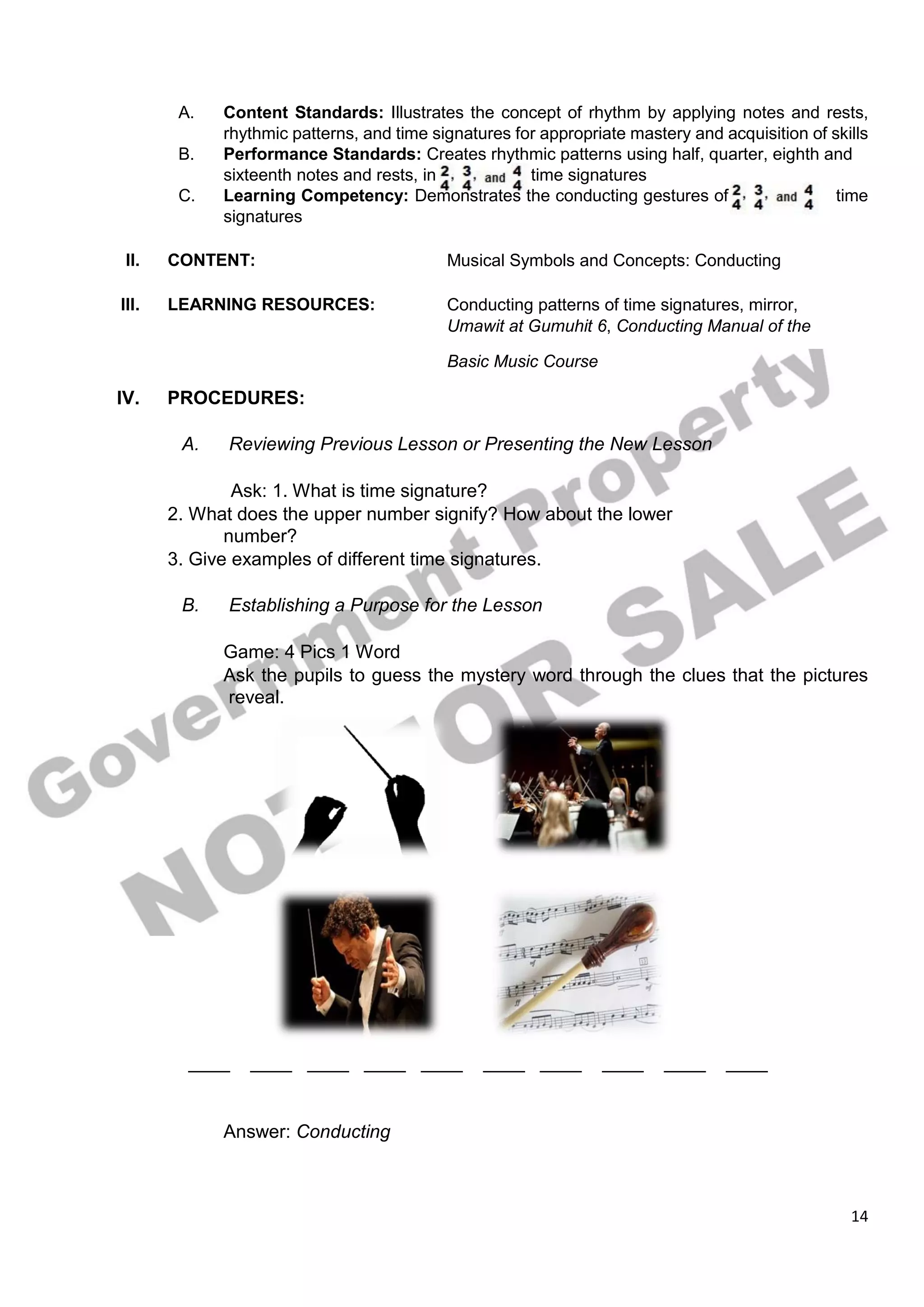 Music 6 quarter 1 | PDF