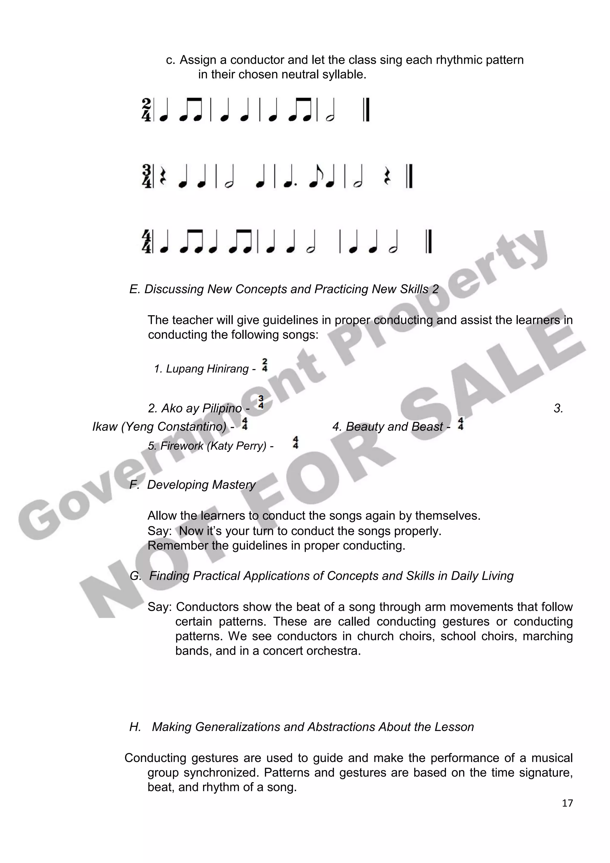 Music 6 quarter 1 | PDF