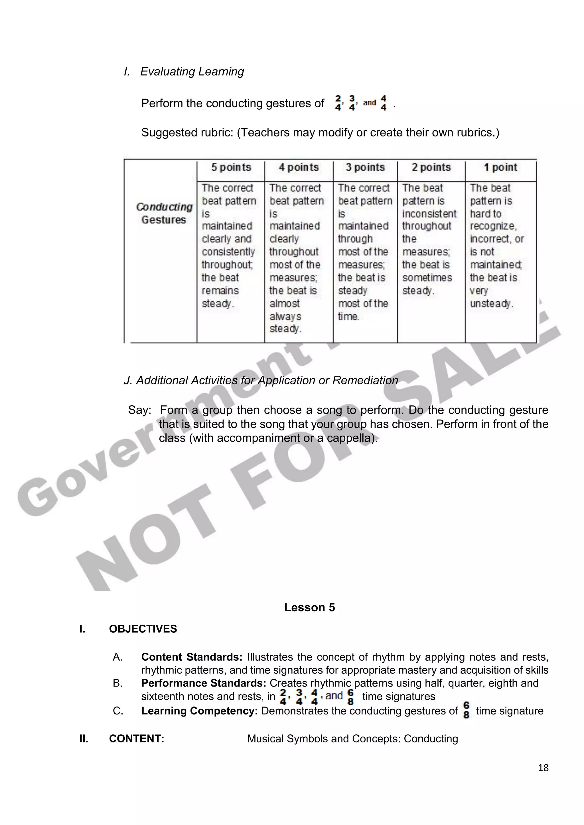 Music 6 quarter 1 | PDF