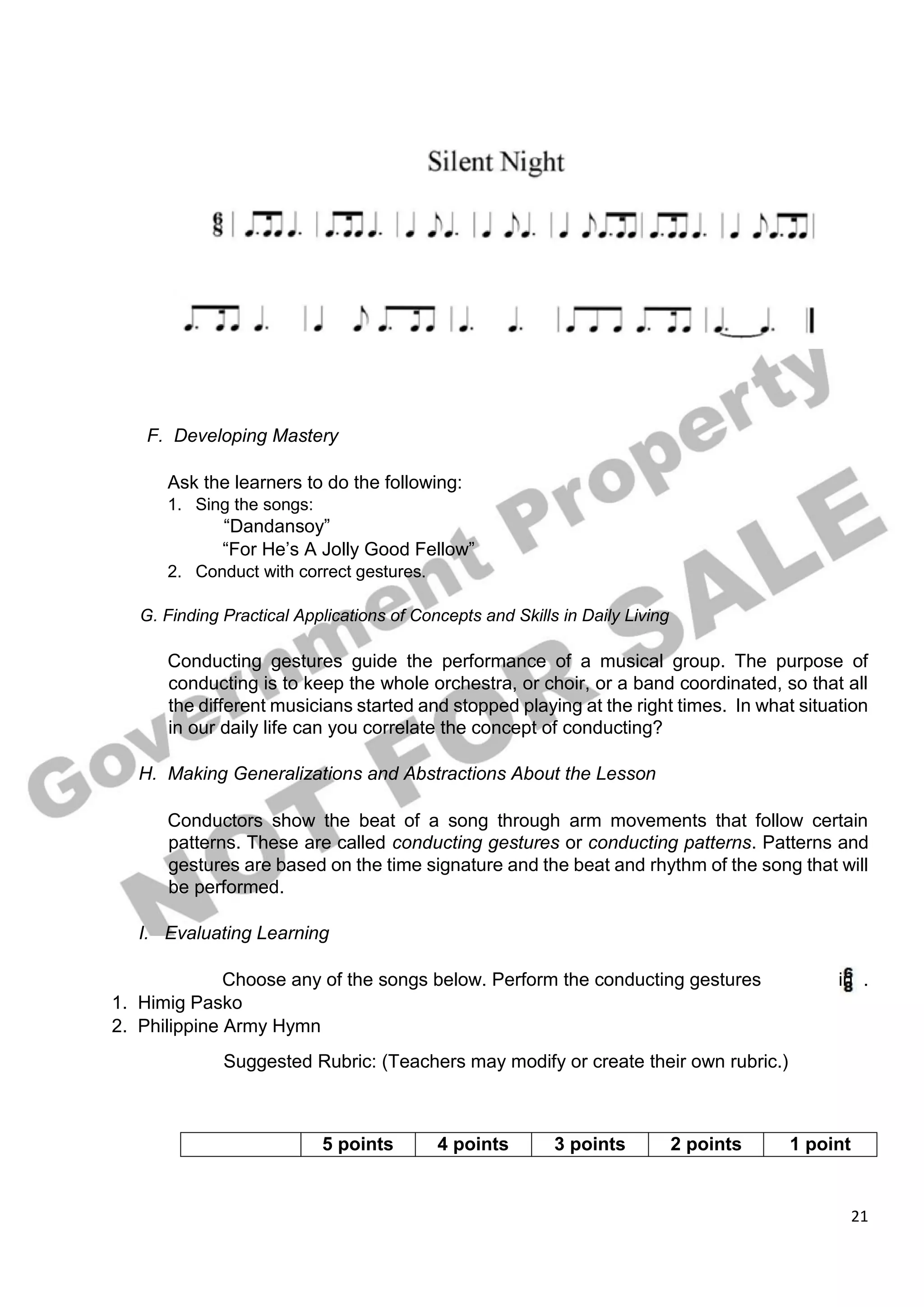 Music 6 quarter 1 | PDF