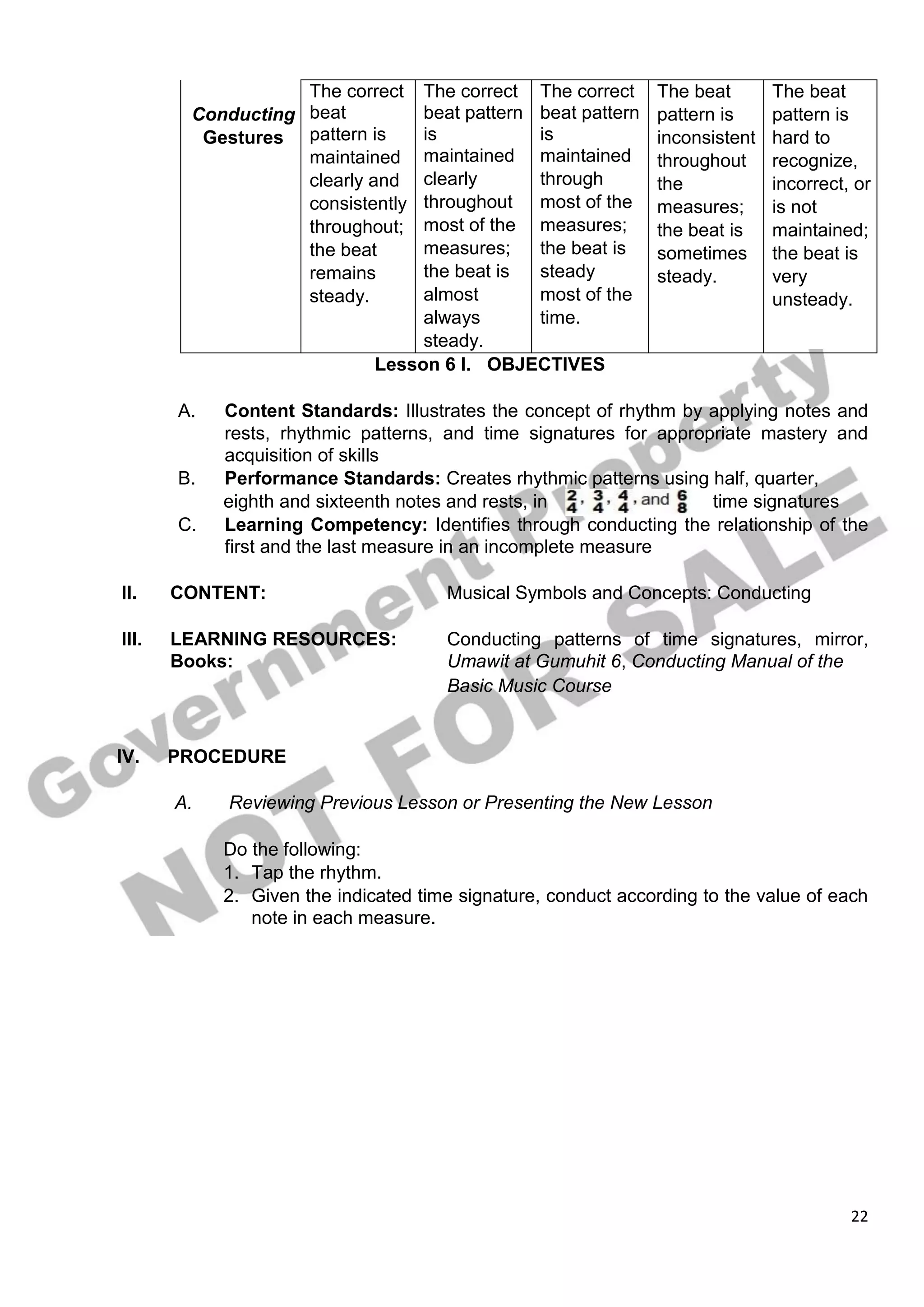 Music 6 quarter 1 | PDF