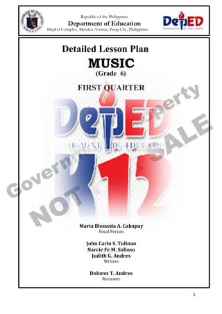 Music 6 quarter 1 | PDF