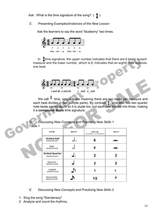 Music 6 quarter 1 | PDF