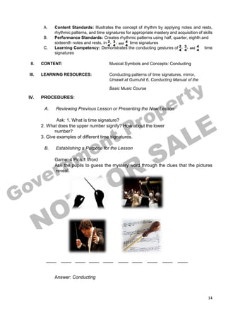 Music 6 quarter 1 | PDF