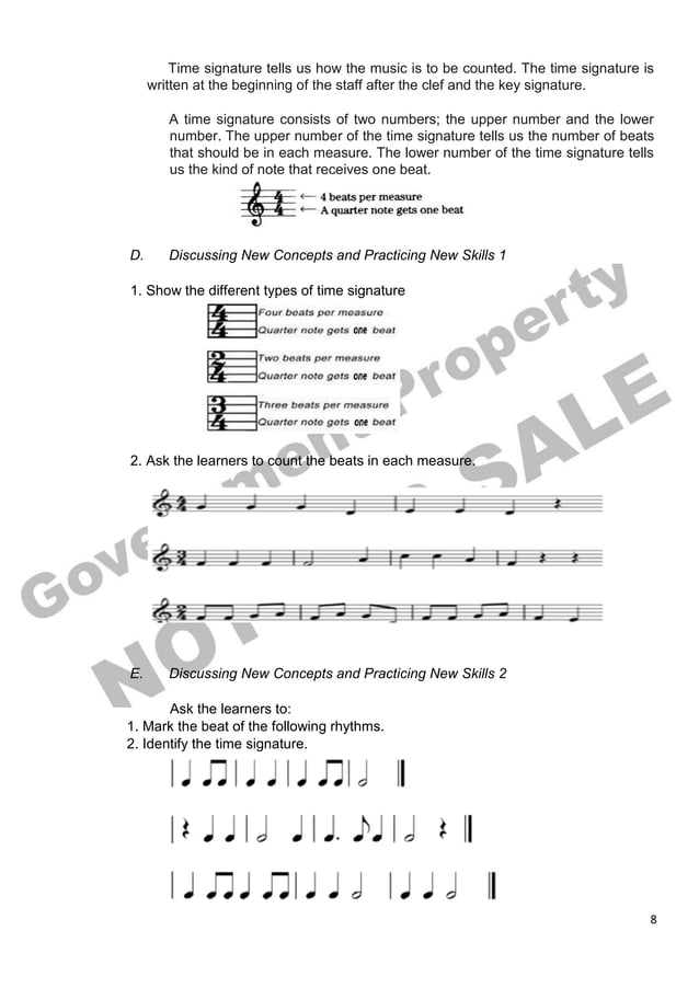 Music 6 quarter 1 | PDF | Music | Entertainment
