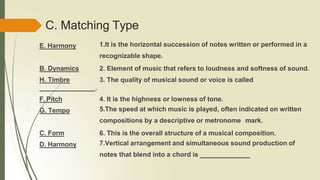 MUSIC 7.pptx | Music | Entertainment