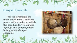 INSTRUMENTAL MUSIC OF CORDILLERA | PPTX
