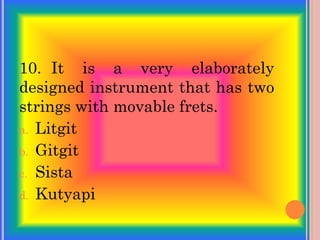 Music 7 - Pretest | PDF