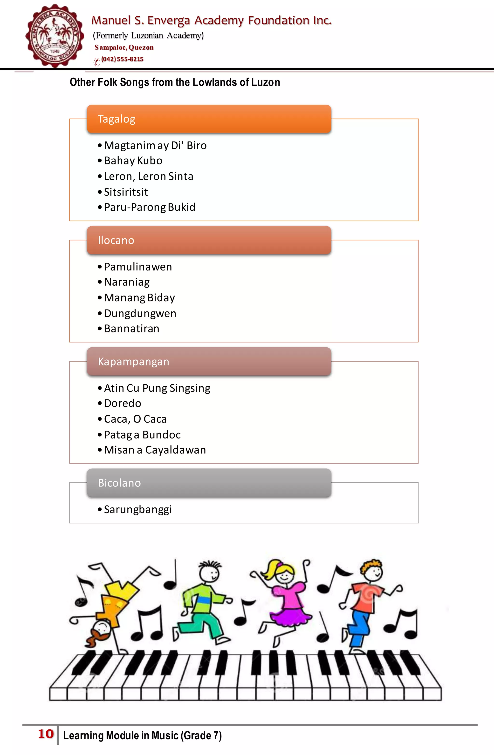 Music 7 Module (1 st quarter) | DOCX