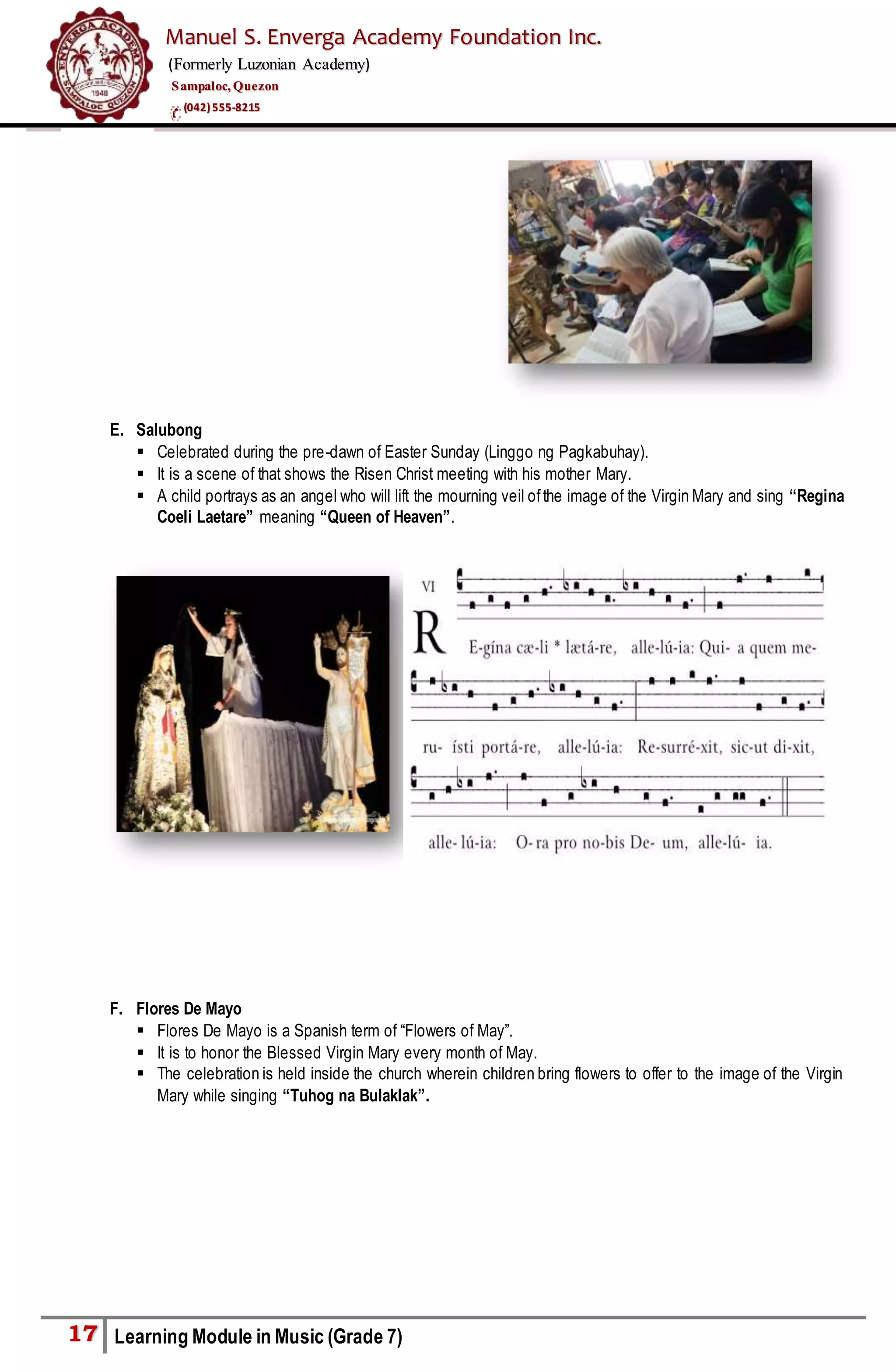 Music 7 Module (1 st quarter) | DOCX