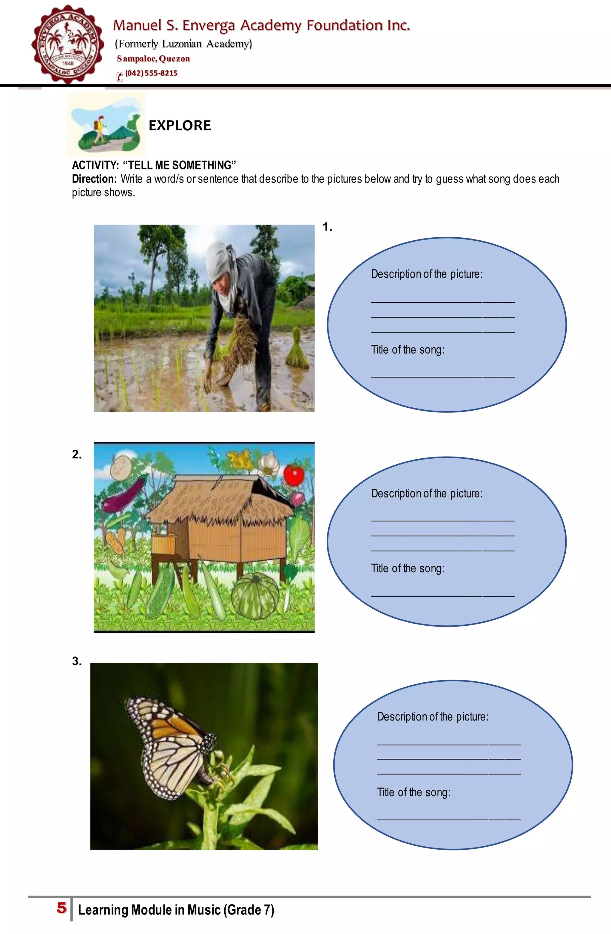 Music 7 Module (1 st quarter) | DOCX