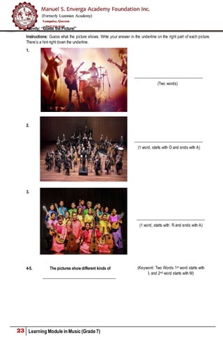 Music 7 Module (1 st quarter) | DOCX