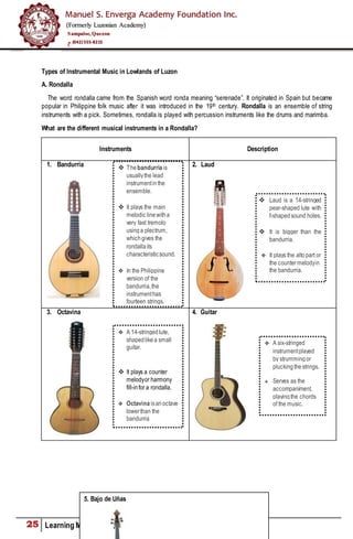 Music 7 Module (1 st quarter) | DOCX