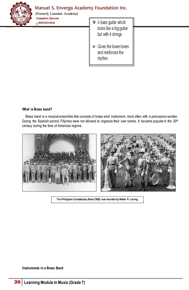 Music 7 Module (1 st quarter) | DOCX | World/International Music | Music