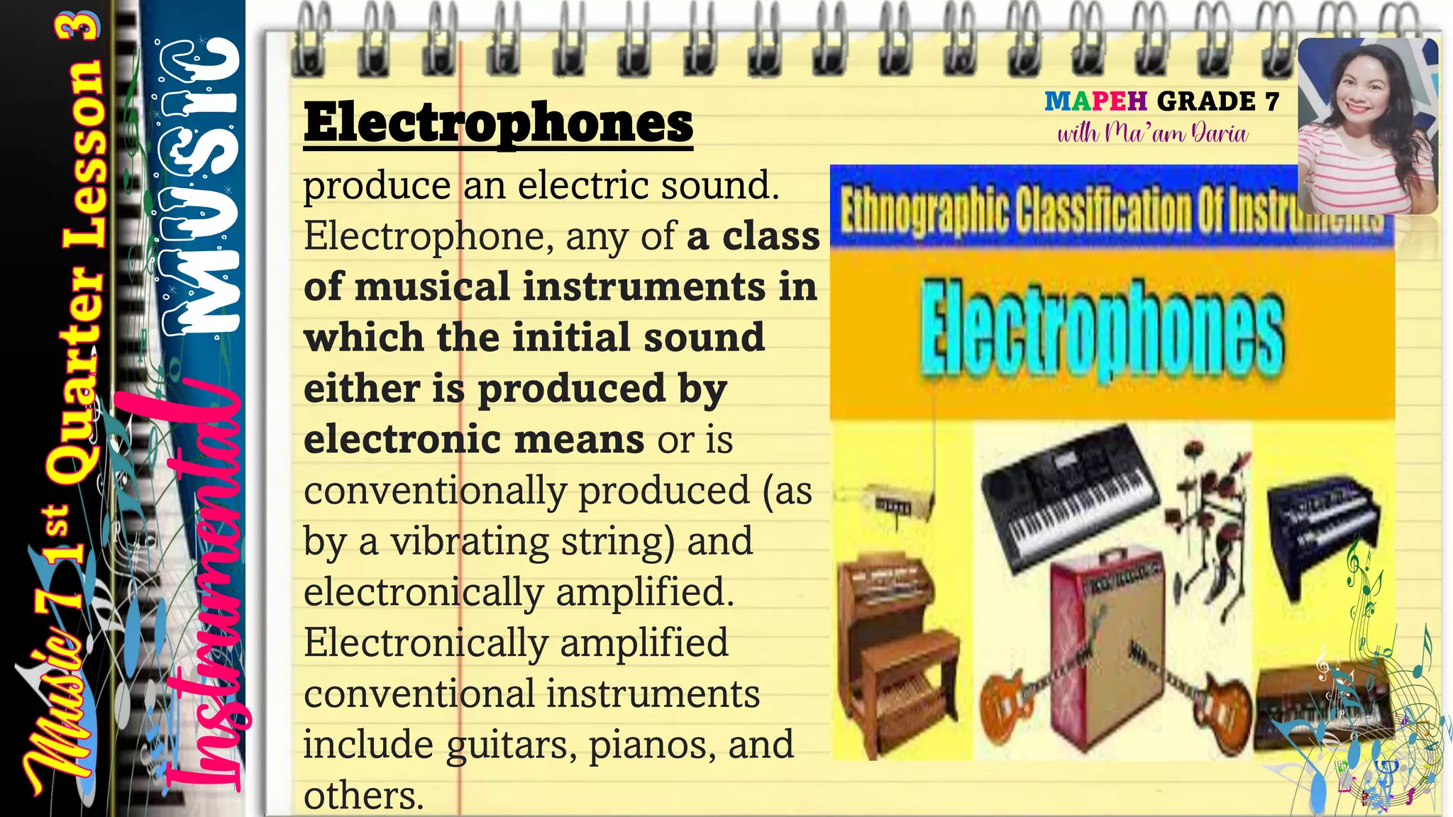Music 7 Instrumental Music Quarter 1 lesson 3-4 | PDF