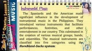 Music 7 Instrumental Music Quarter 1 lesson 3-4 | PDF