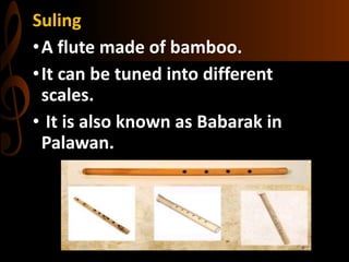 Music 7 lesson #2 music of mindoro and palawan | PPTX