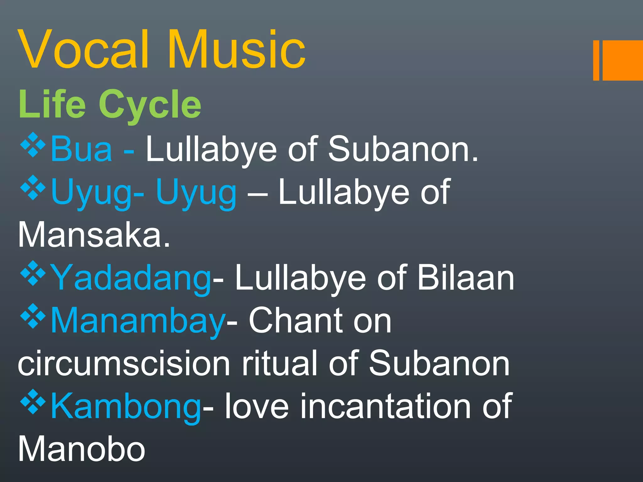 Music 7 lesson #3 other instruments of mindanao | PDF
