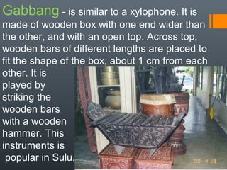 Music 7 lesson #3 other instruments of mindanao | PDF