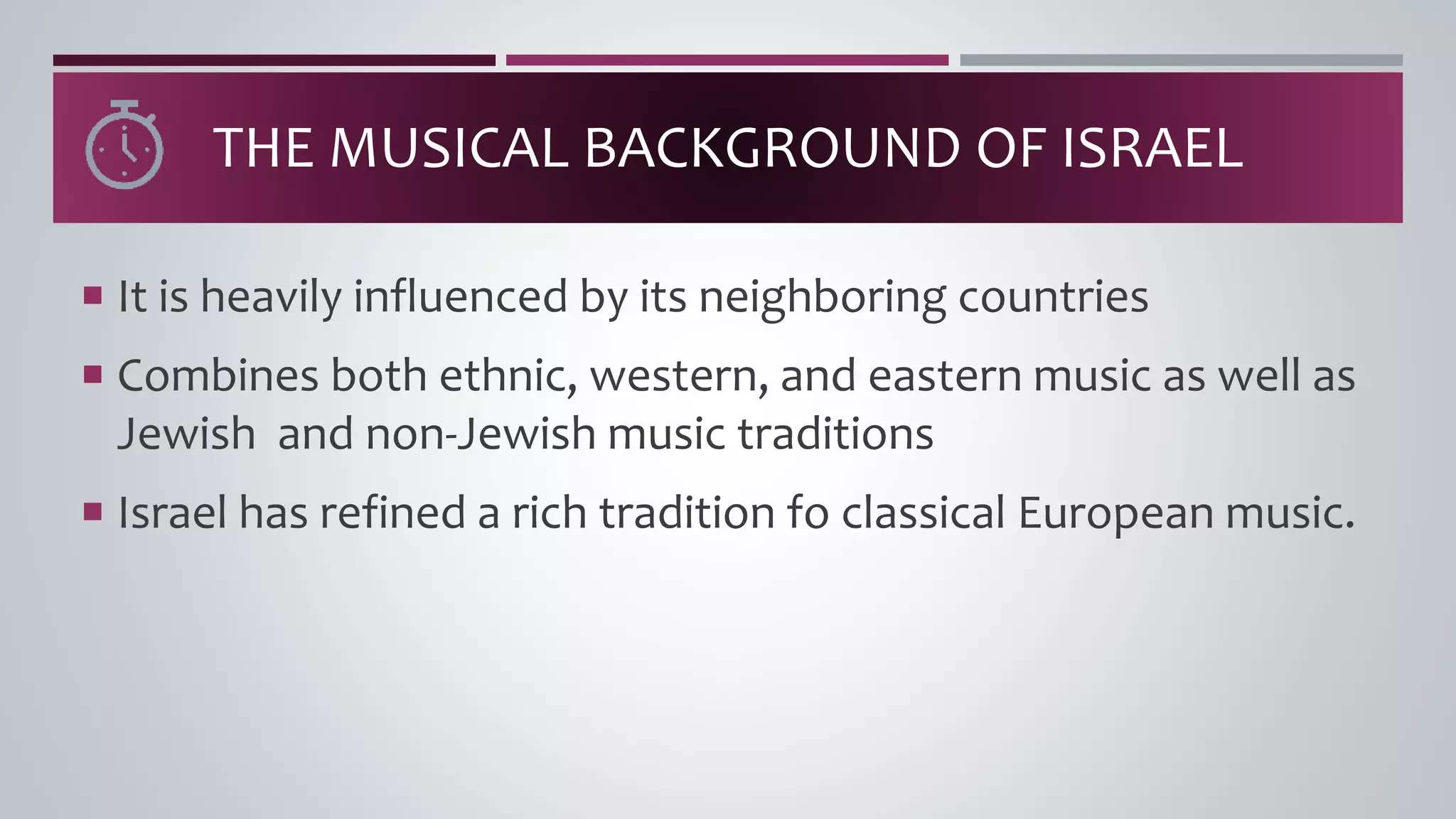 Music 8 3 rd quarter music of israel | PPTX