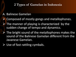 Music 8 lesson #1 music of indonesia | PPTX