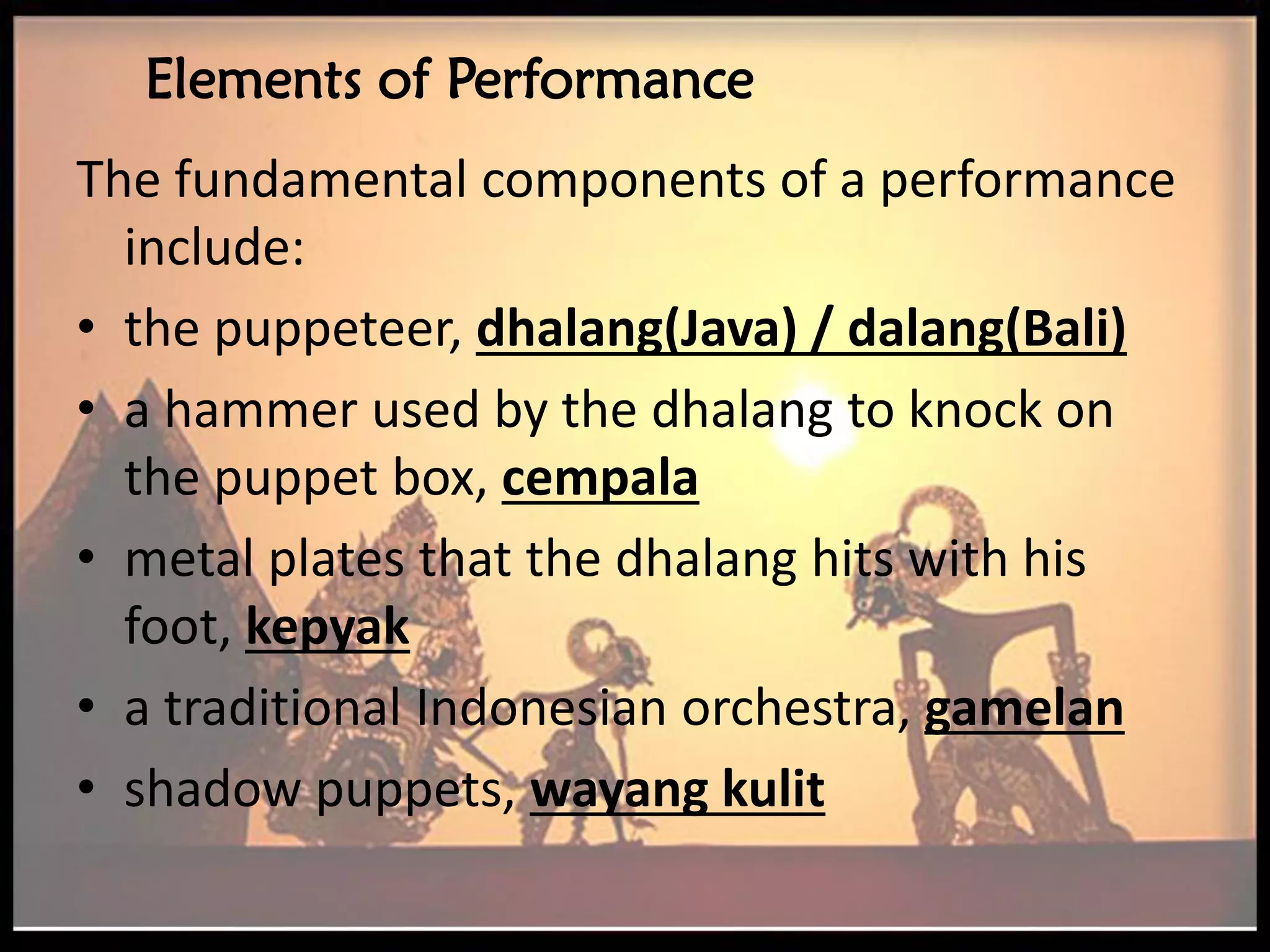 Music 8 lesson #1 wayang kulit | PDF