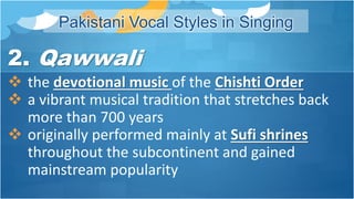 Music 8 lesson #2 music of pakistan | PDF